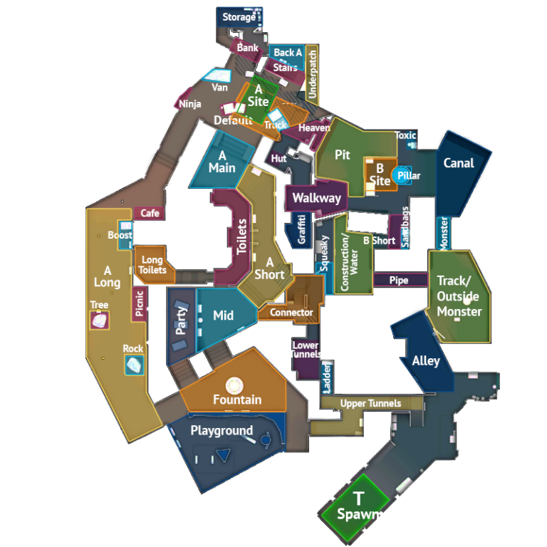 All CS:GO Callouts - detailed map overviews