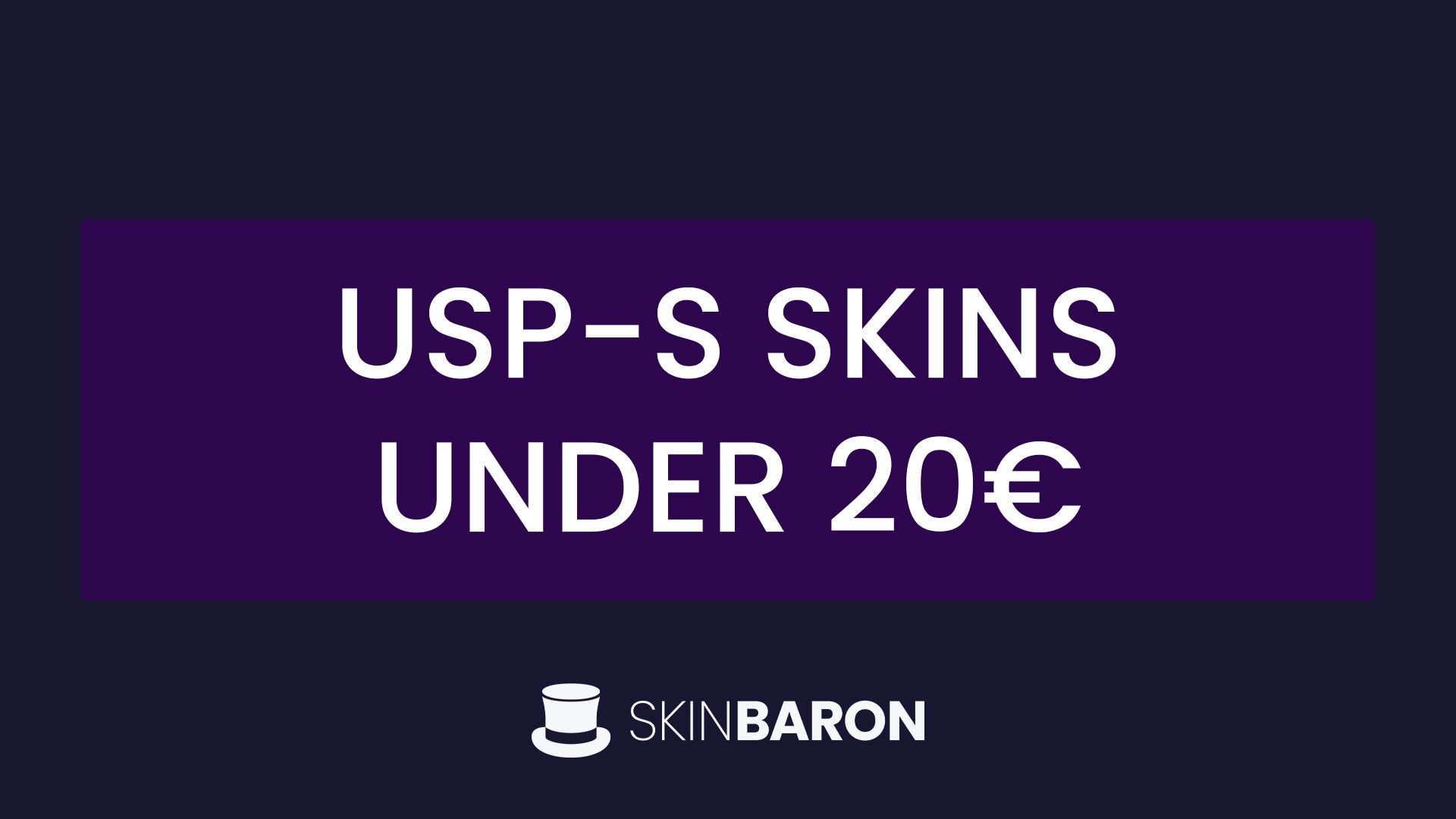 USP-S CS2 skins under €20 - The Daily Monocle